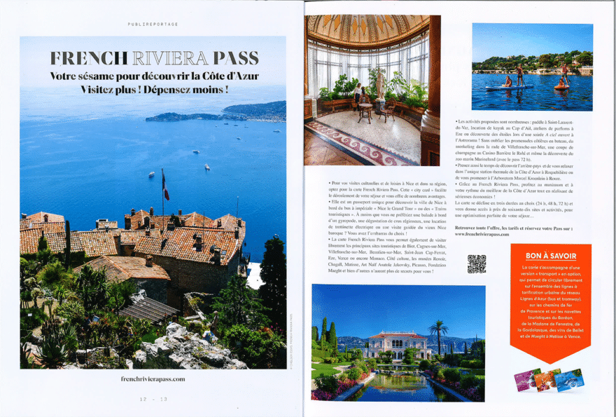 Le French Riviera Pass fait sa pub dans "Désirs de Voyages" Magazine ...